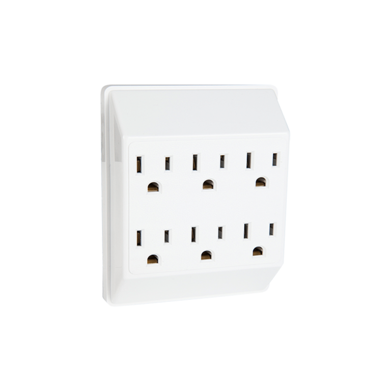 Barra multicontacto 4 tomas aterrizadas más 2 tomas USB - Argos