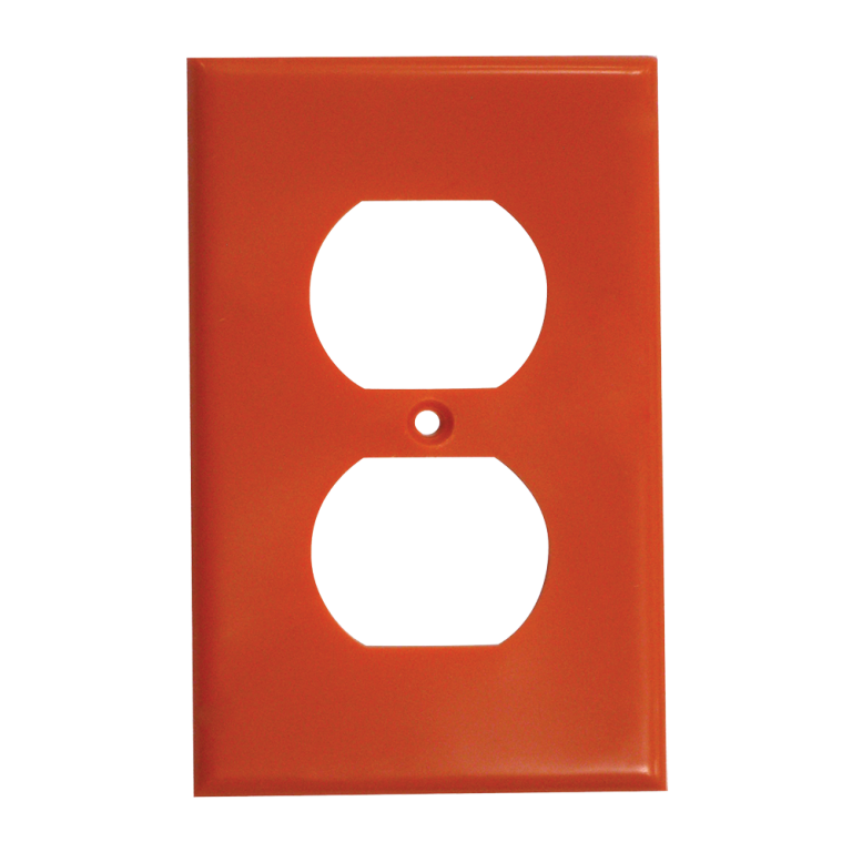 Placa de aluminio anodizado para receptáculo dúplex - Argos