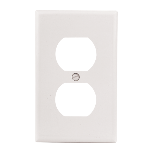 Placa de plástico para receptáculo sencillo - Argos